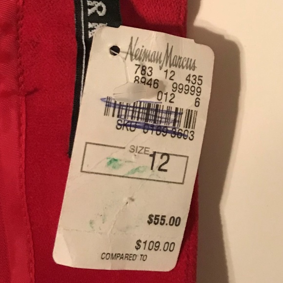 Work Order | Pants & Jumpsuits | Work Order Side Zip Red Pants Size 2 ...